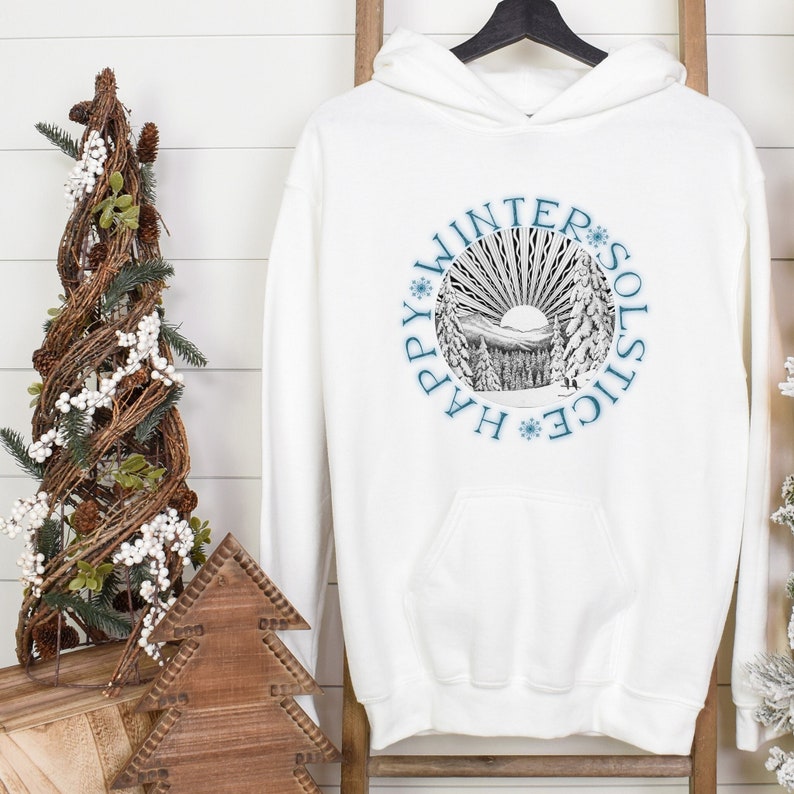 Happy Winter Solstice Sweatshirt Solstice Sweatshirt Merry Solstice - Etsy
