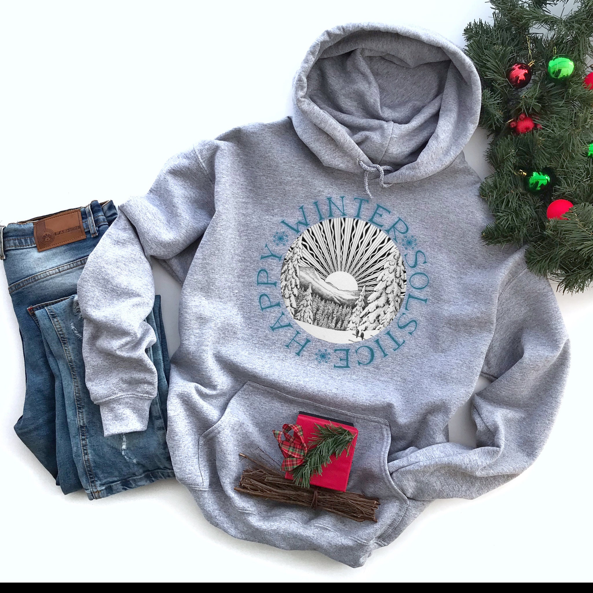 Happy Winter Solstice Sweatshirt Solstice Sweatshirt Merry Solstice - Etsy