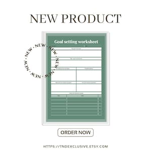 2025 Goal Action Worksheet: Set, Plan & Achieve Your Dreams With ...