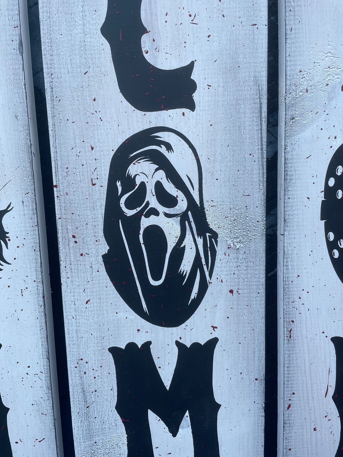 Blood Splatter Horror Welcome Signs - Etsy