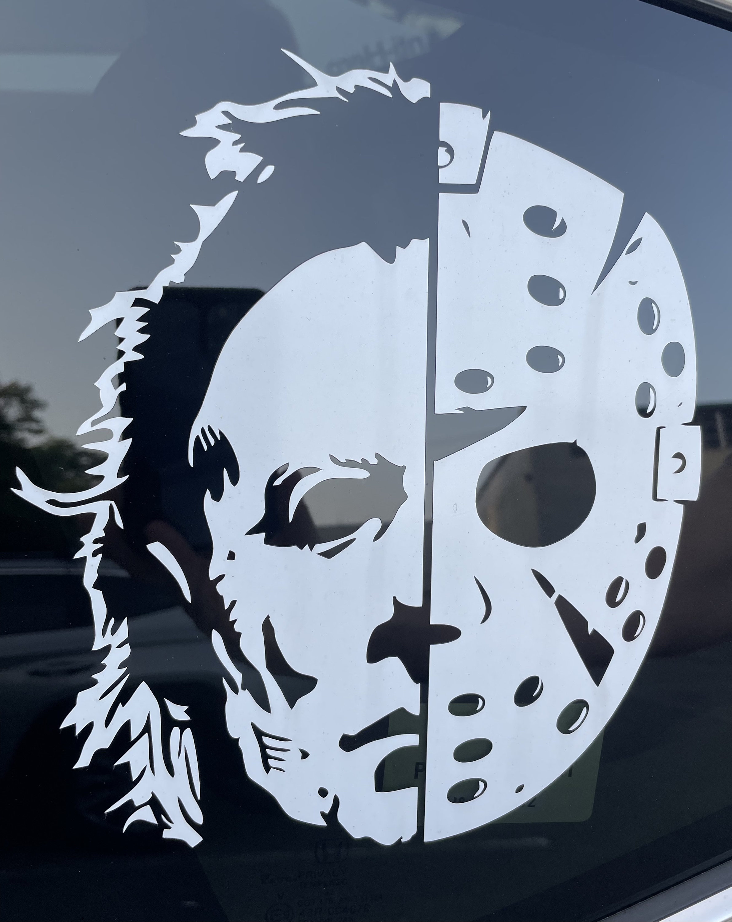 Jason / Michael Myers Window Decal - Etsy