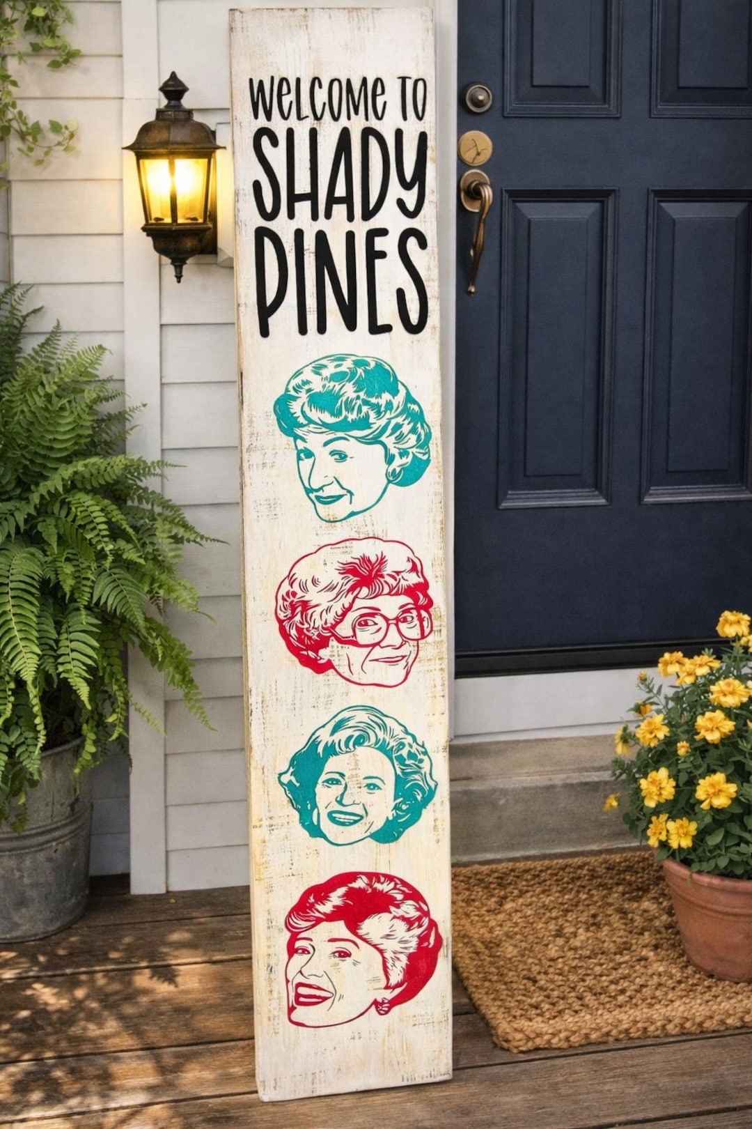 Golden Girls “welcome to Shady Pines” Sign - Etsy