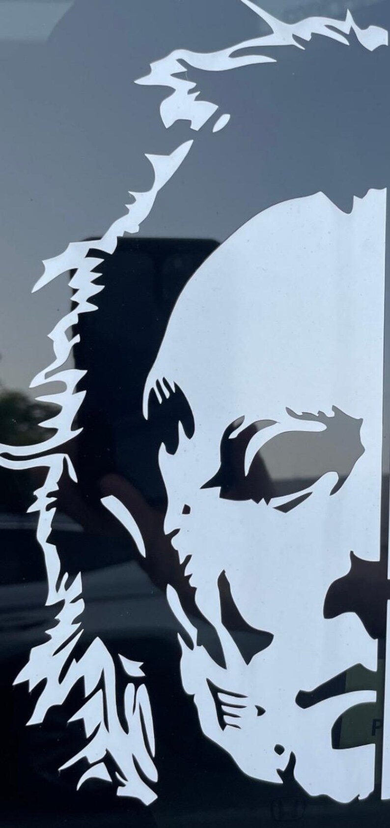 Jason / Michael Myers Window Decal - Etsy