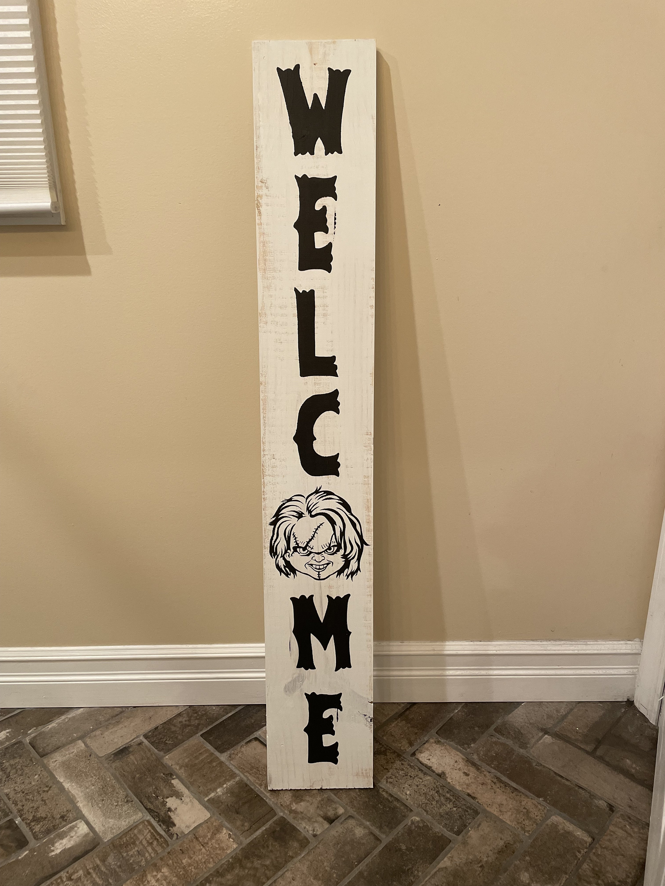 Blood Splatter Horror Welcome Signs - Etsy