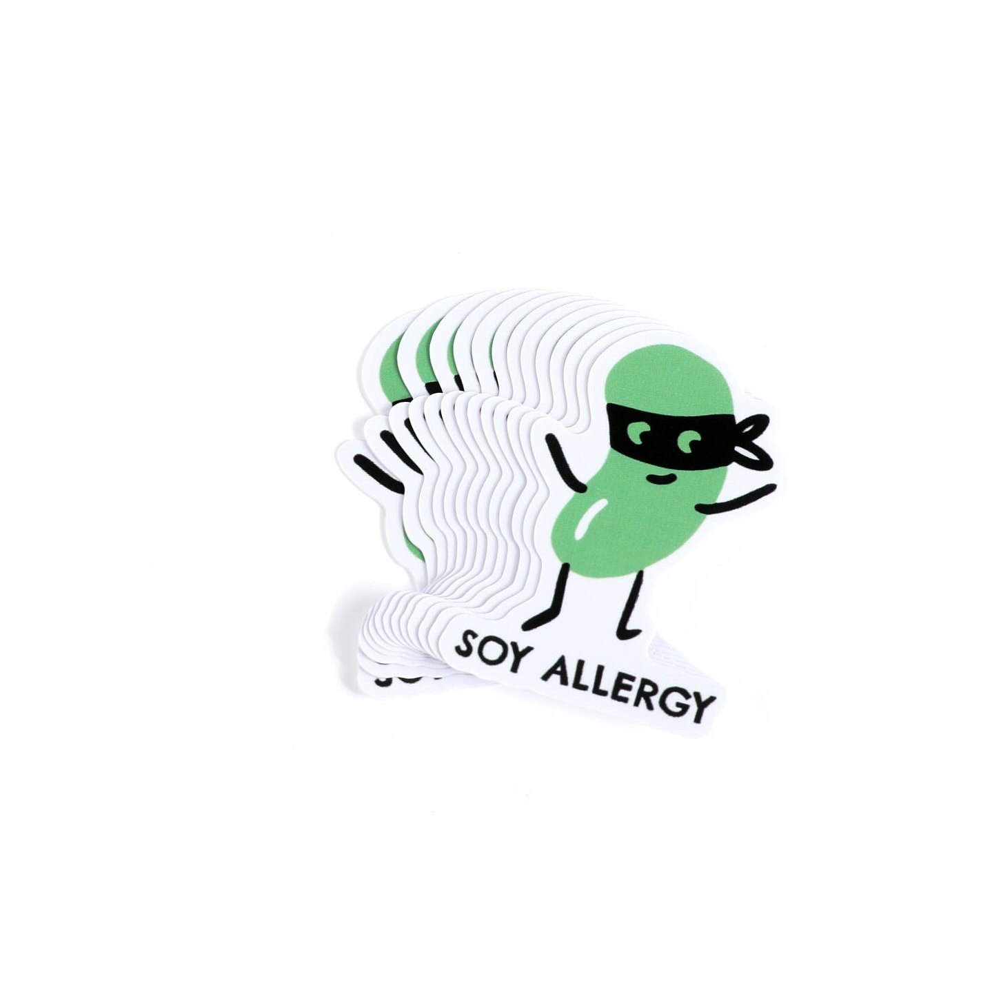 Soy Allergy Set of 3 Vinyl Stickers Allergy Alert - Etsy