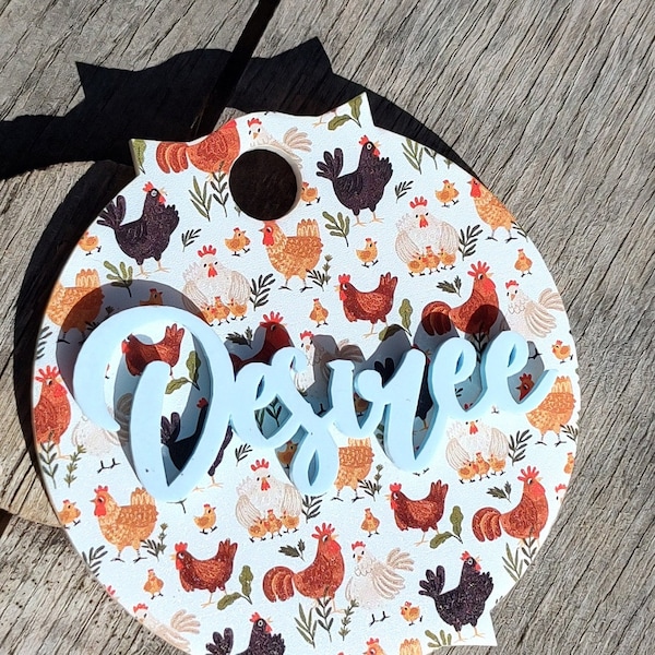 Chicken Name Plates - Etsy