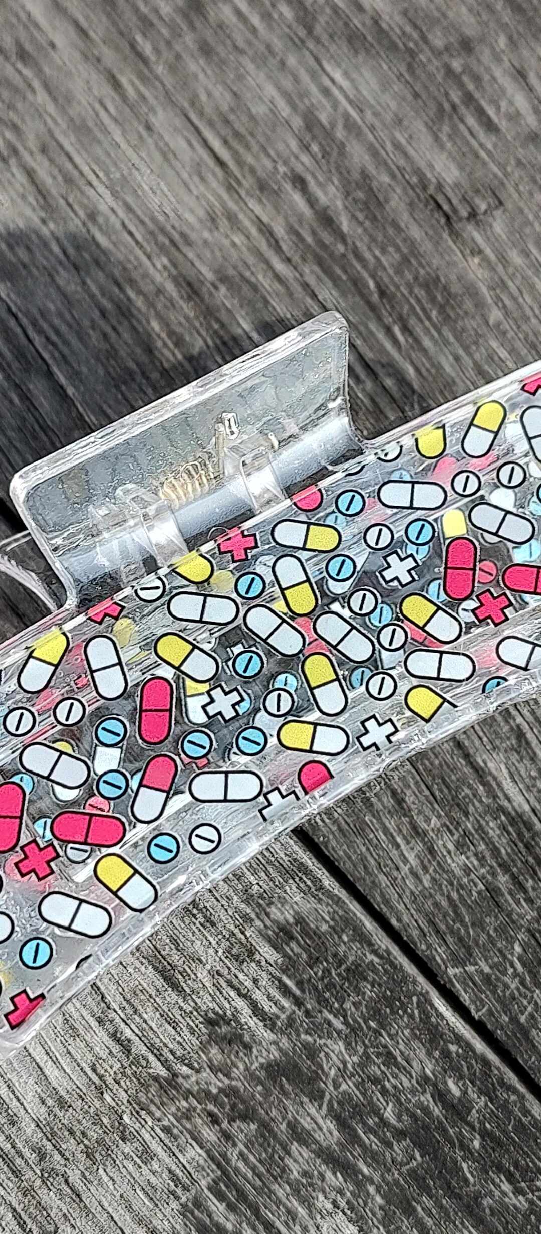Nurse Hair Claw, Medical Hair Claw, Pills, Medicine - Etsy