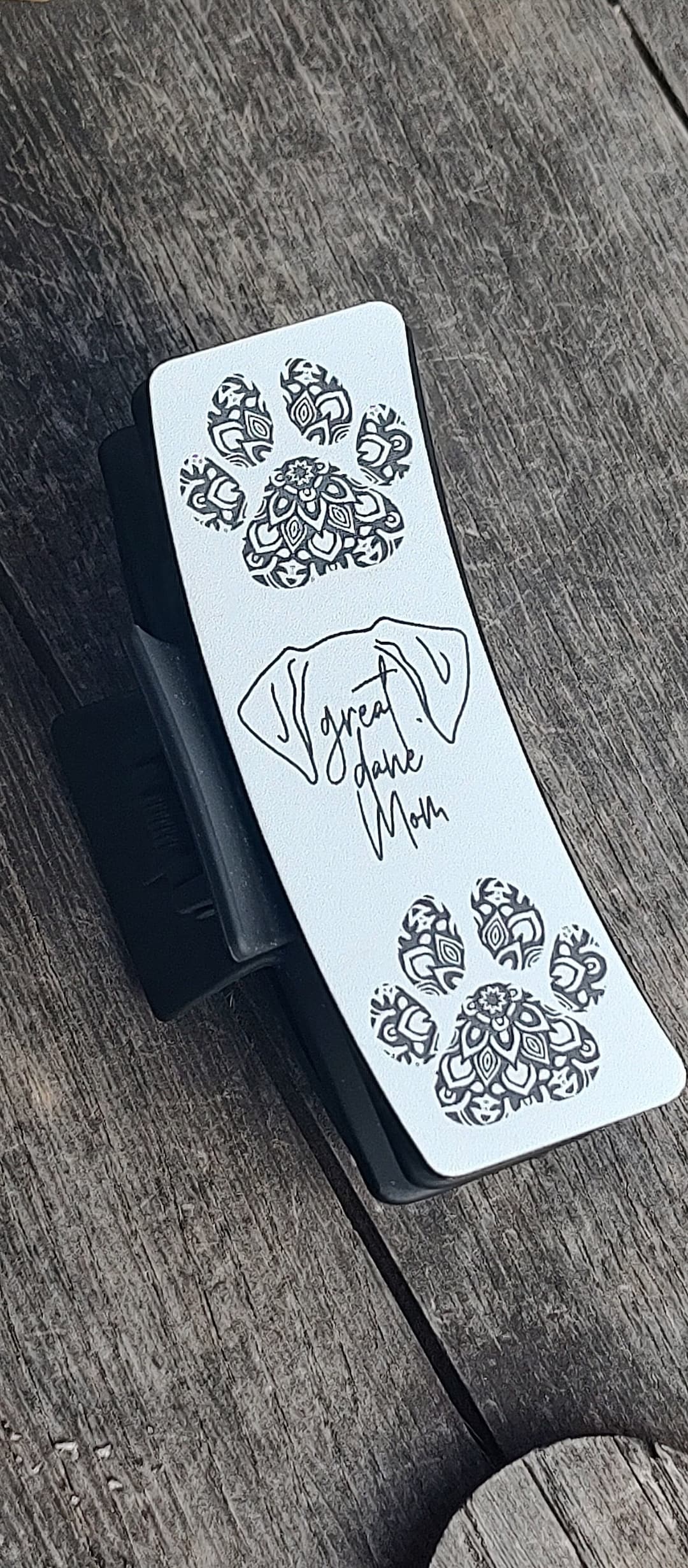Great Dane Mom Claw Clip – Laser Engraved Dog Lover Hair Clip - Etsy