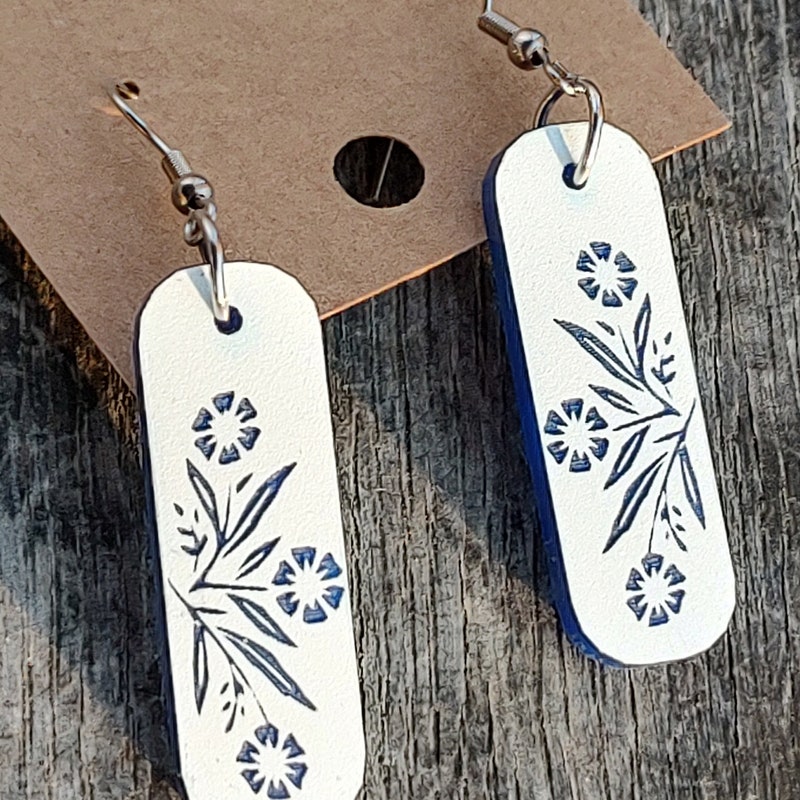 Pottery Earrings - Etsy