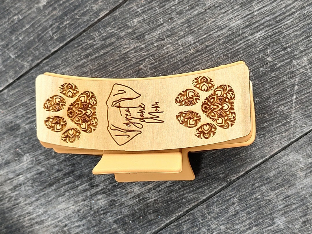 Claw Clip Great Dane Mom- Laser Engraved Claw Clip for Dog Lovers- Hair ...