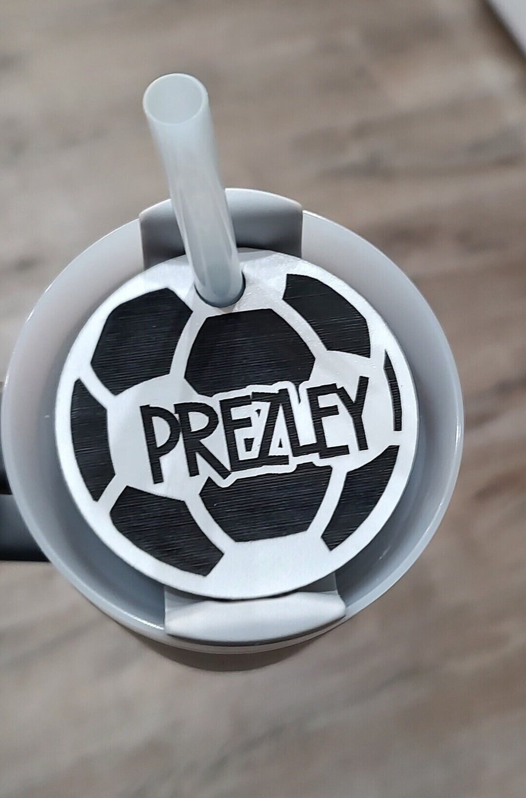 Soccer Cup Straw Topper for Your Tumbler, Quirky Accessory, Christmas ...