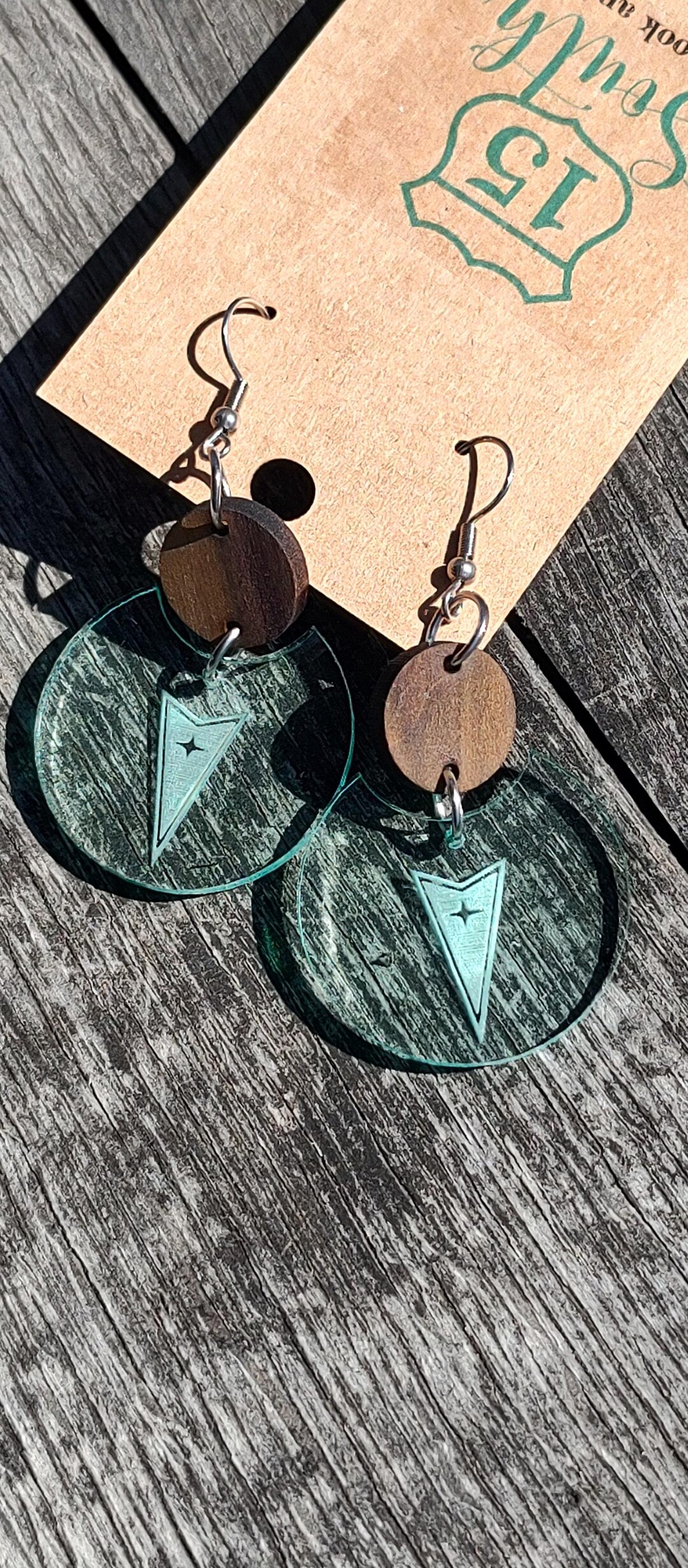 Muscle Car Emblem Earrings, Acrylic Muscle Car Earrings - Etsy