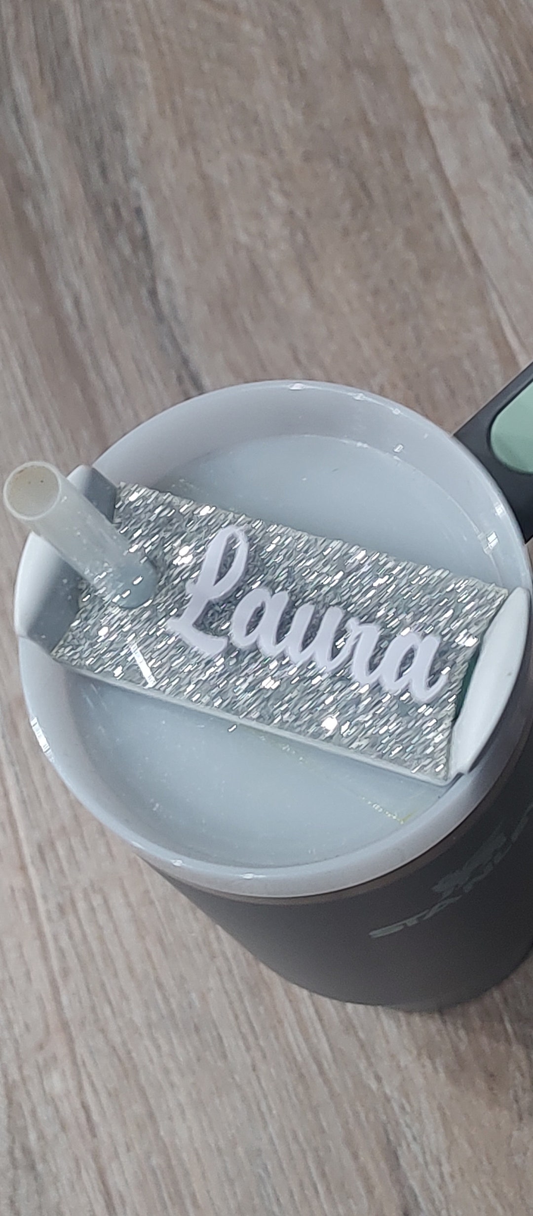 Straw Topper Name Plate Tag for Your Tumbler Quirky Accessory, Cute and ...