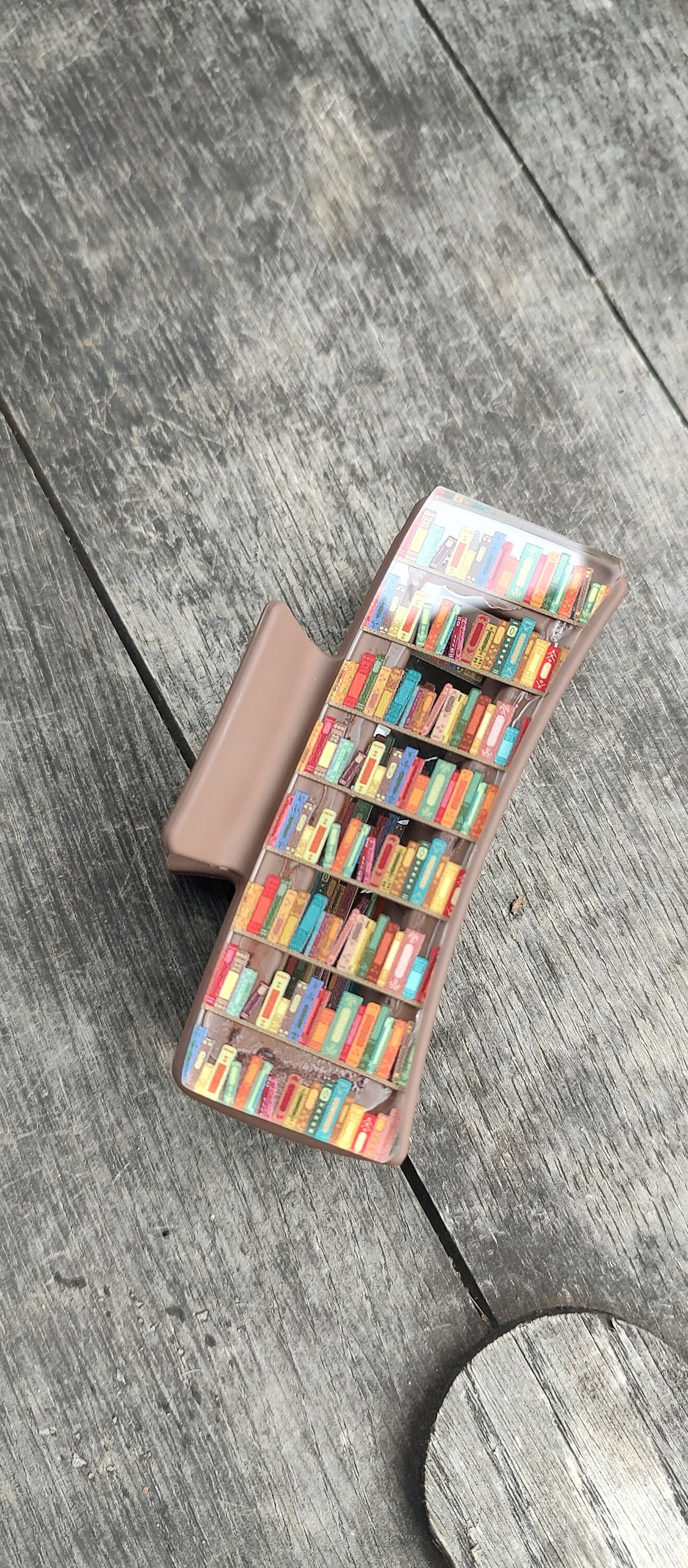Book Stack Hair Claw Clip: Literary Accessory - Etsy