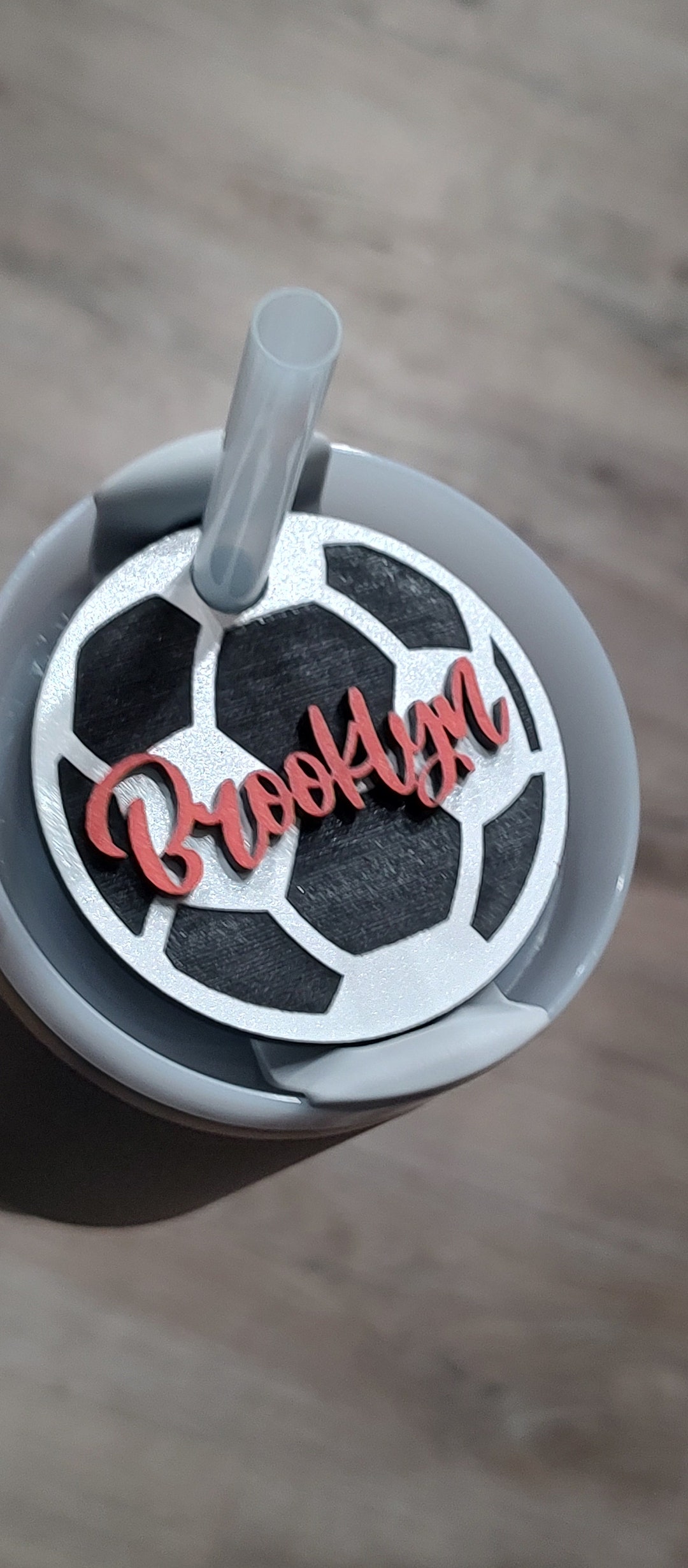 Soccer Cup Straw Topper for Your Tumbler Quirky Accessory, Christmas ...