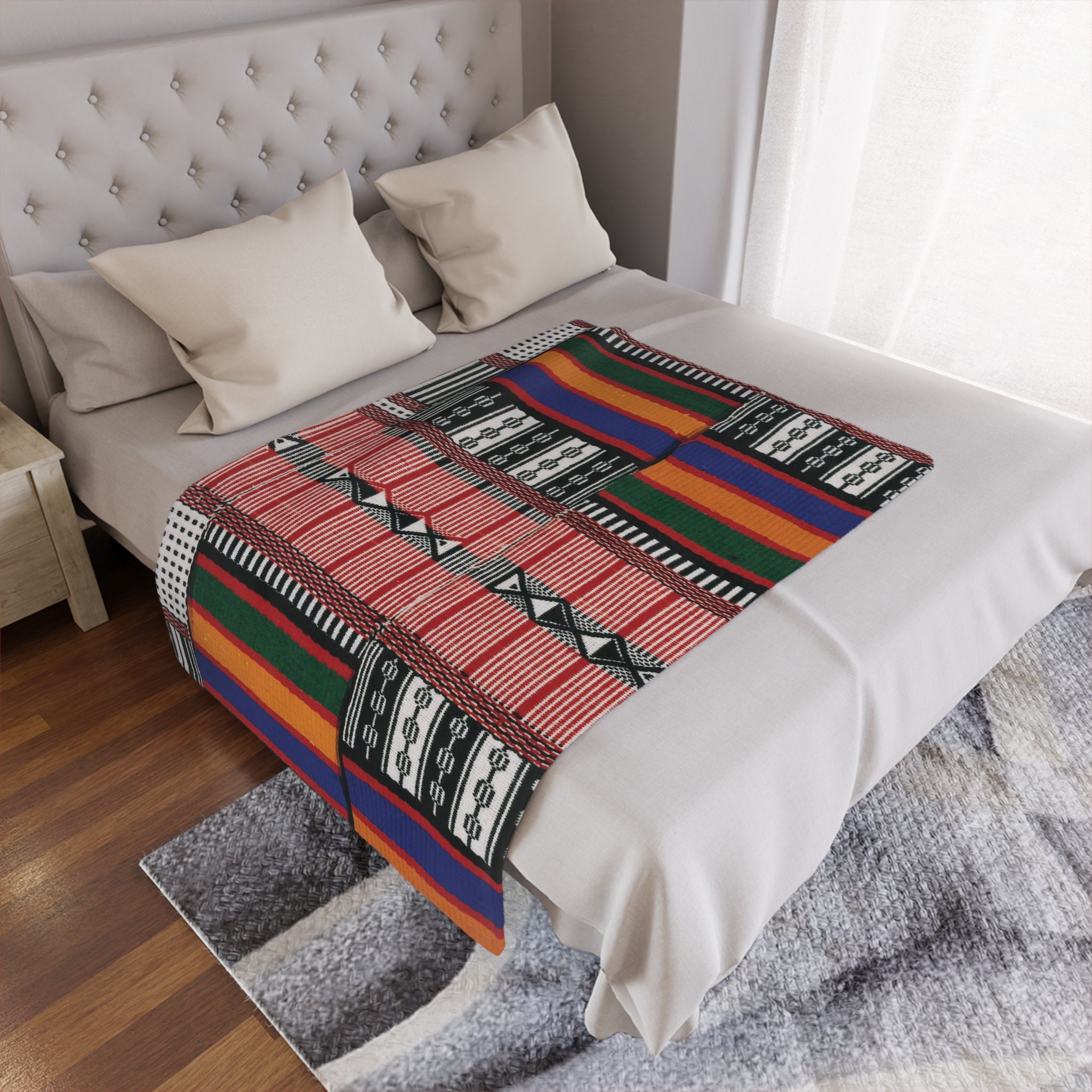 AFRICAN PATTERN BLANKET Blankets, Throws, Blanket Plush Oversized, Warm ...