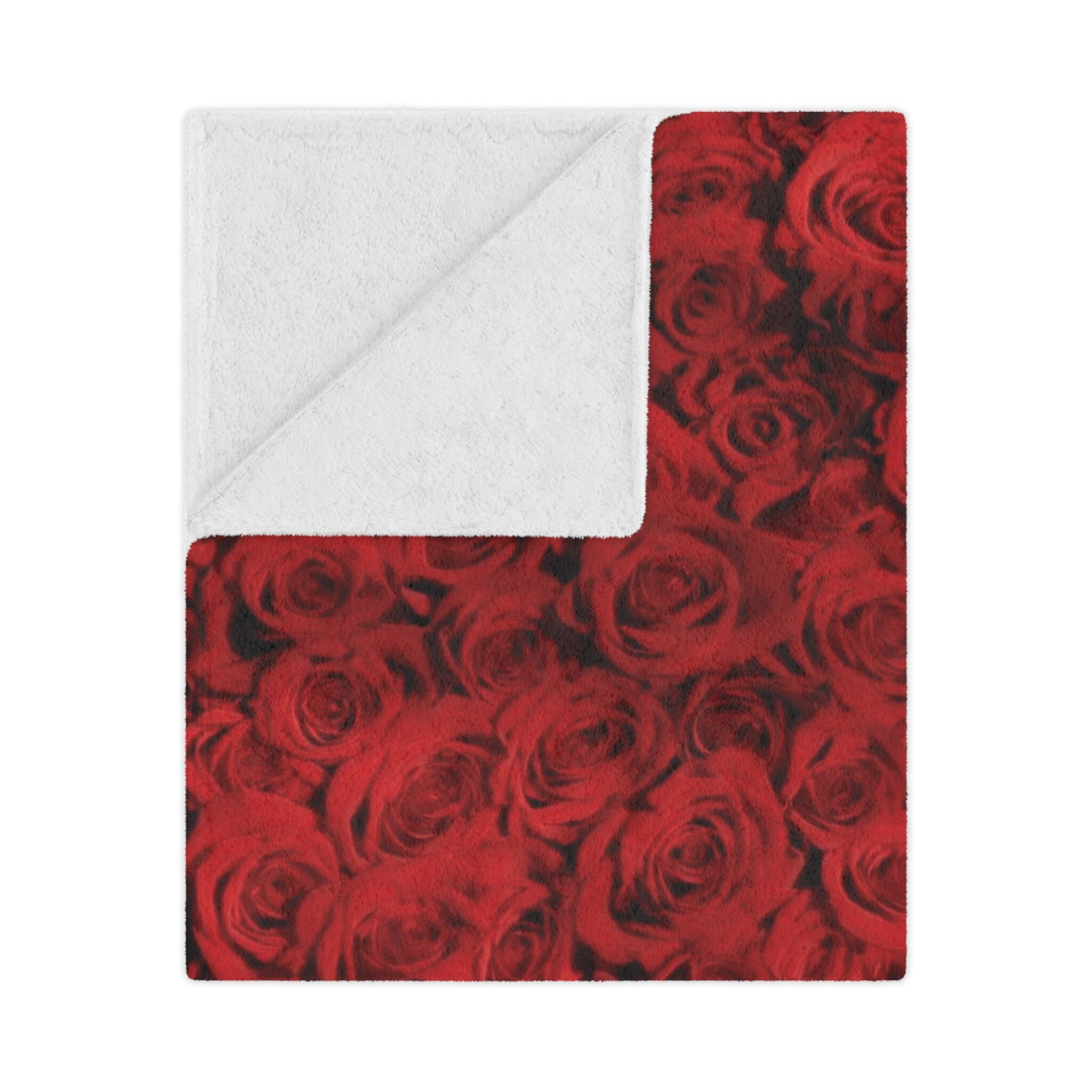 RED ROSES Blanket - Blankets, Throws, Blanket Plush Oversized, Warm ...