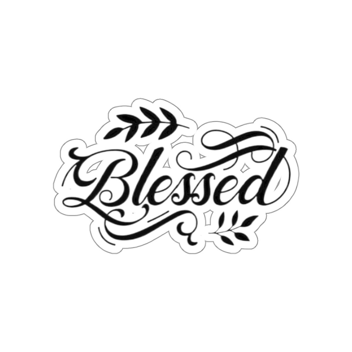 BLESSED - Kiss Cut Stickers - Blessed Kiss-cut Stickers - Stickers ...