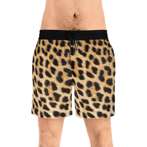 Mens Leopard Swim Trunks - Etsy