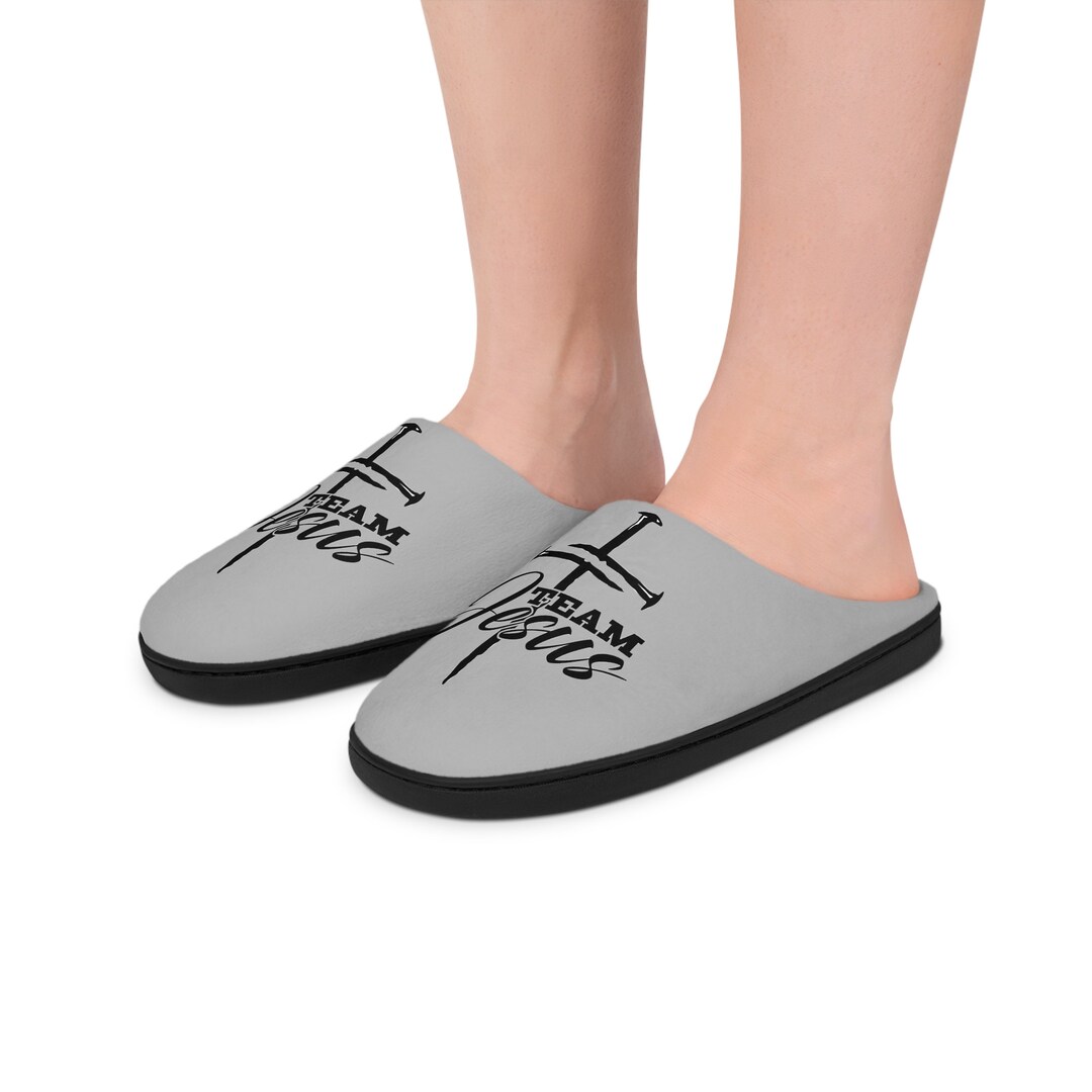 TEAM JESUS SLIPPERS - Religious Slippers - Christian Slippers - Unisex ...