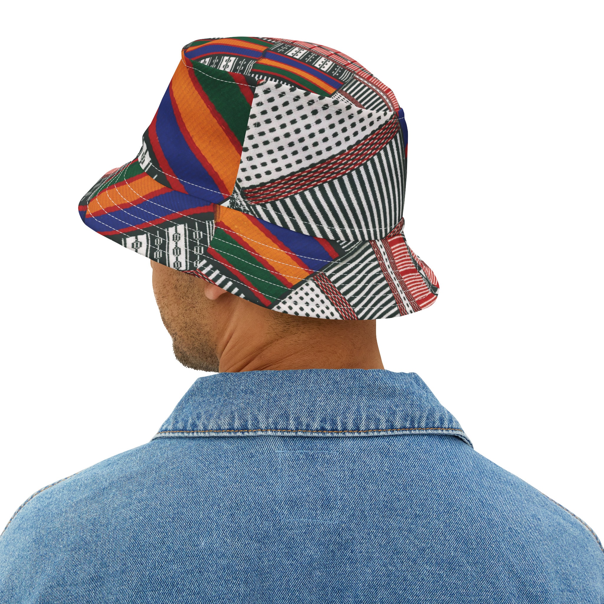 African Print Bucket Hat, Unisex Bucket Hat, Summer Hat, Sun Hat ...