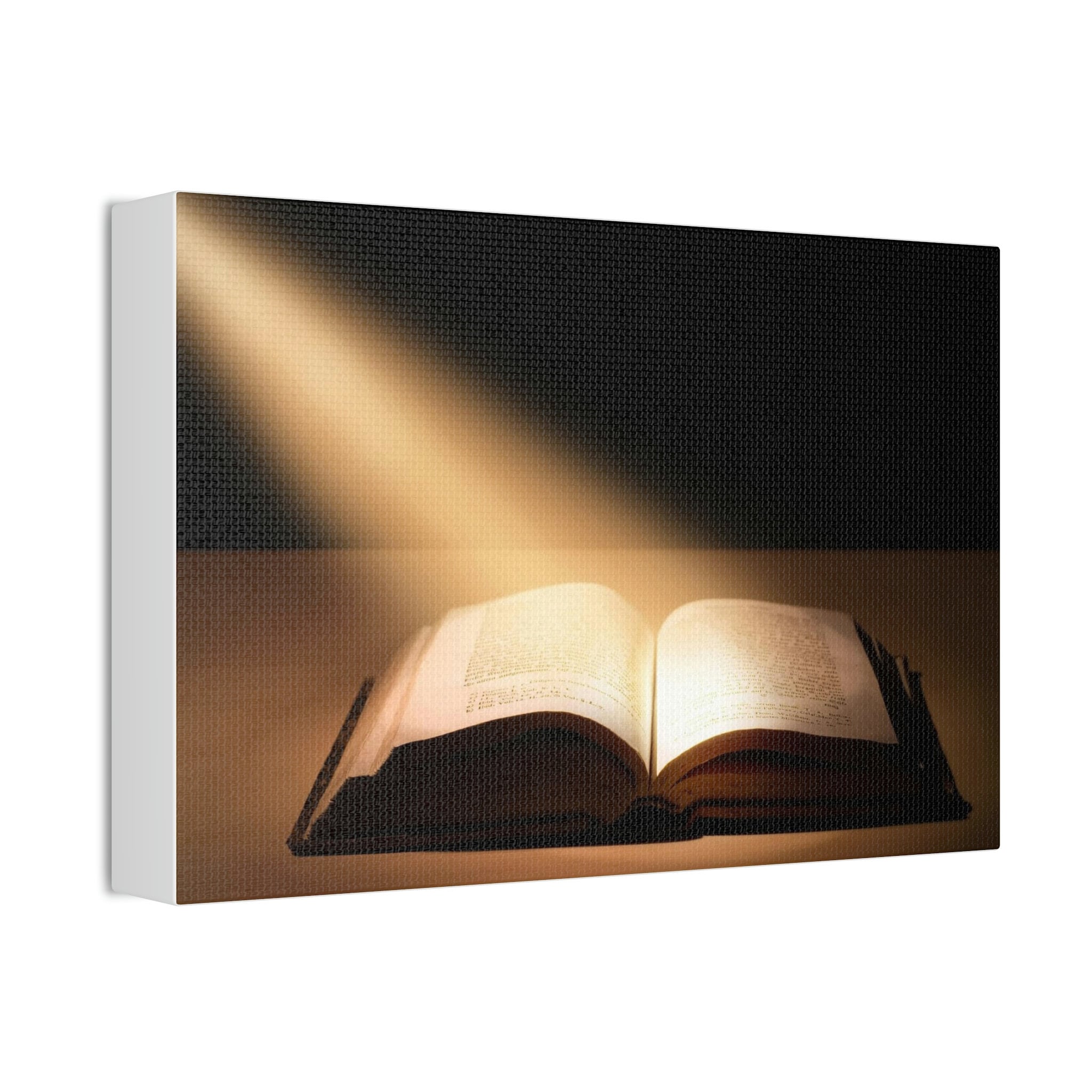 LIGHT SHINING on BIBLE Canvas - Holy Bible Canvas - Religion Wall Decor ...