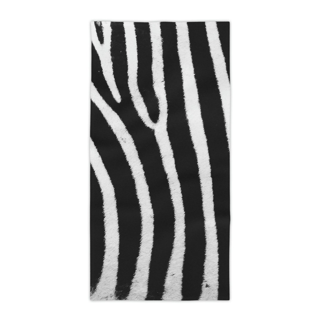 ZEBRA PRINT BEACH Towel Beach Towels Mom's Towel - Etsy