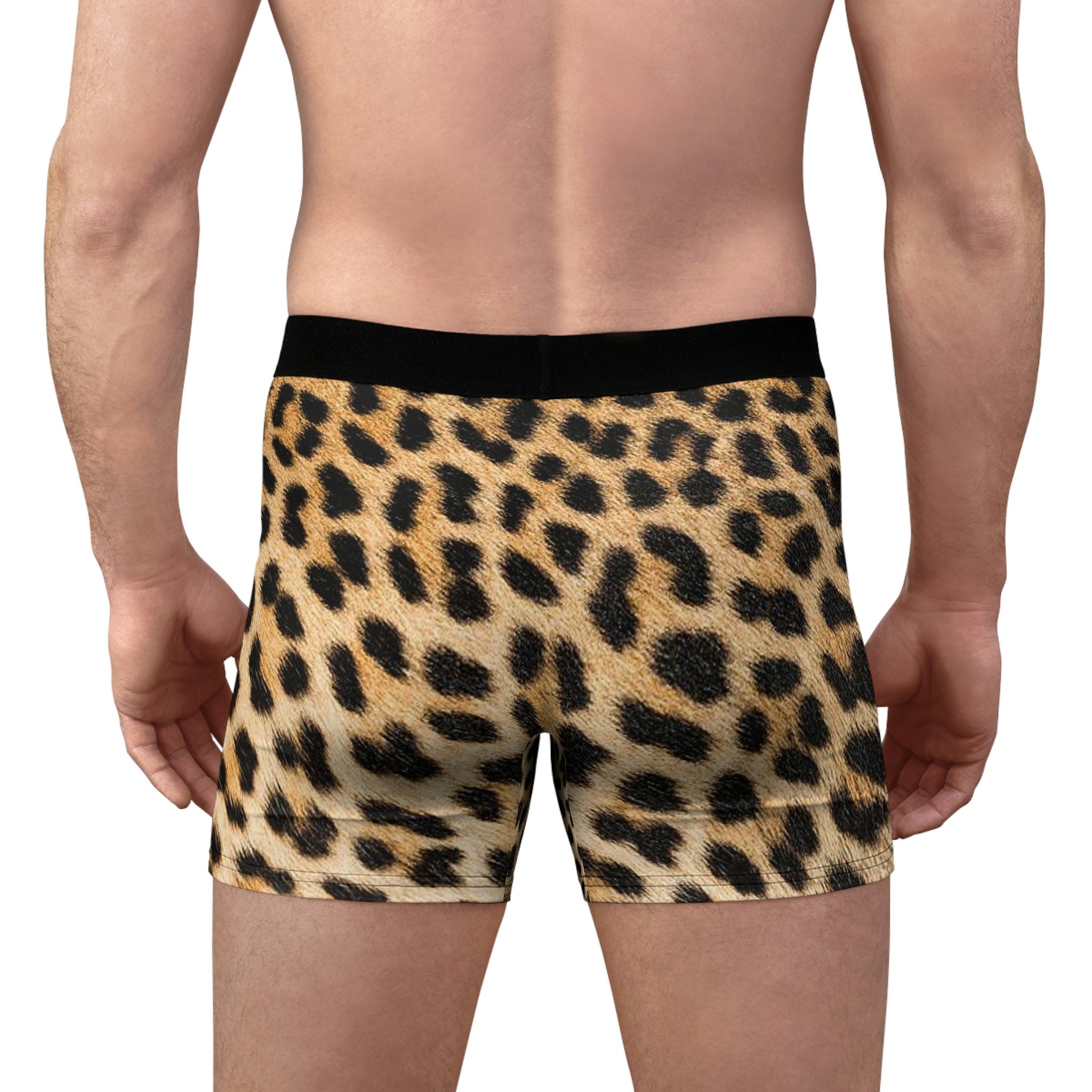 MEN'S BOXER BRIEFS - Leopard Boxer Briefs - Valentine's Gift - Men's ...