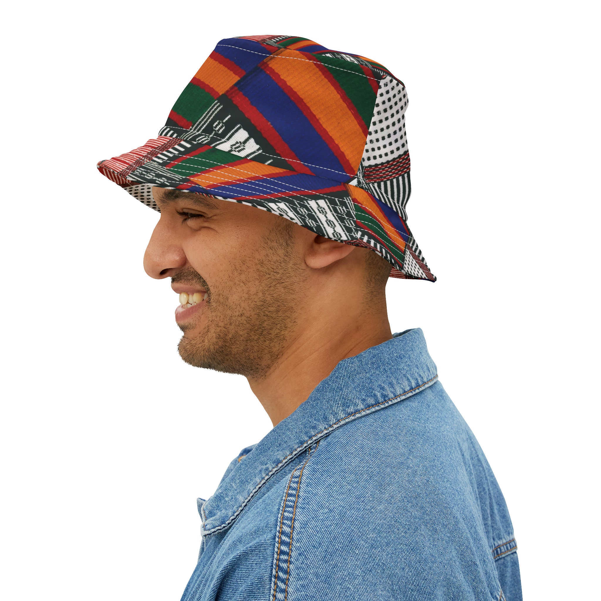 African Print Bucket Hat, Unisex Bucket Hat, Summer Hat, Sun Hat ...