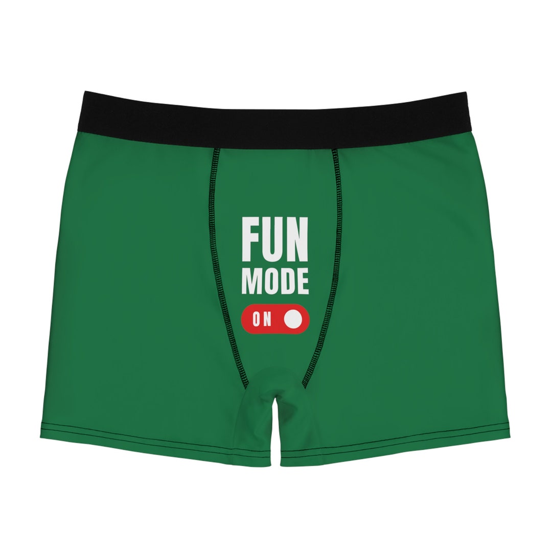 MEN BOXER BRIEFS Fun Mode on Boxer Brief for Him Gift - Etsy