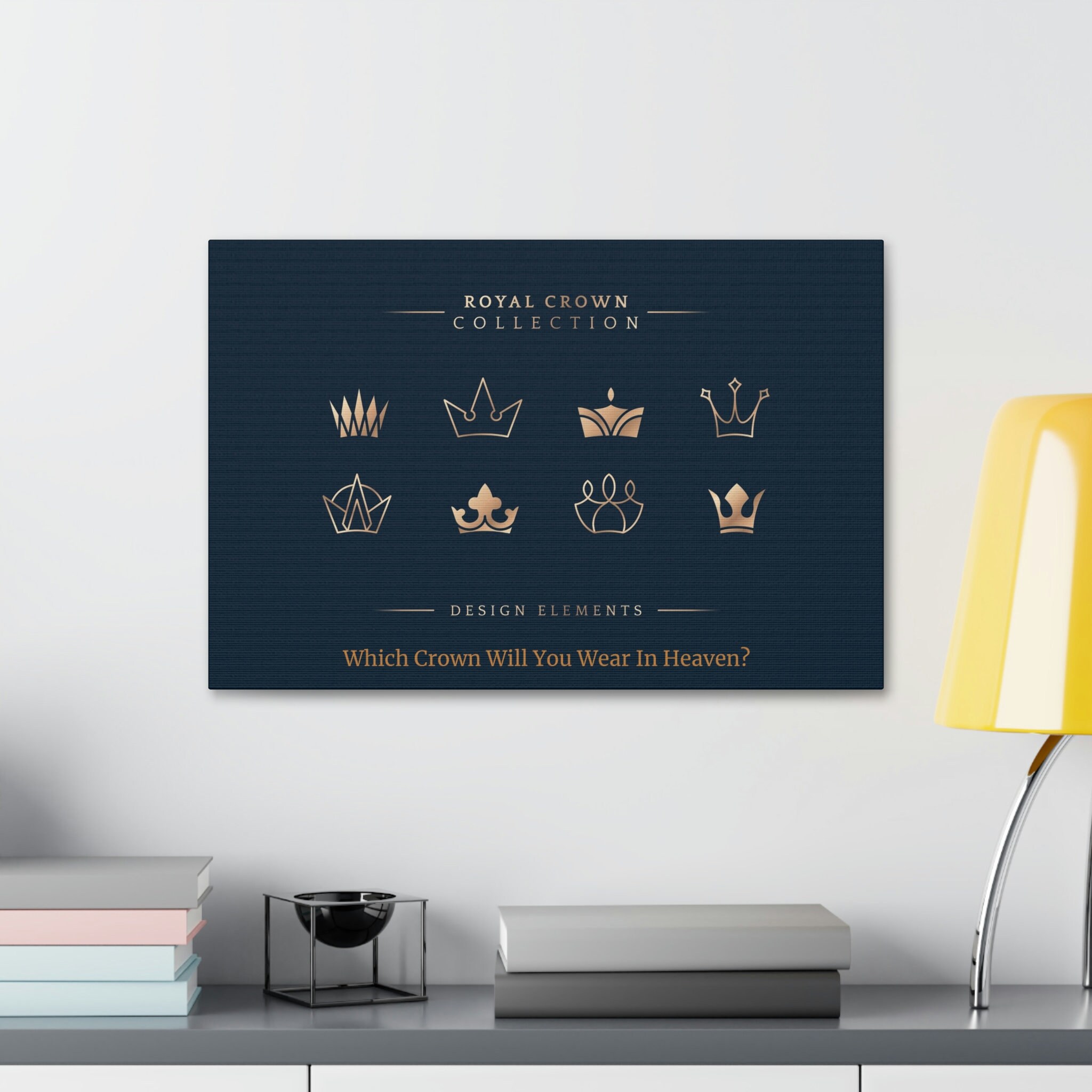 ROYAL CROWN CANVAS - Gallery Canvas Wraps - Crown Element Canvas - Wall ...