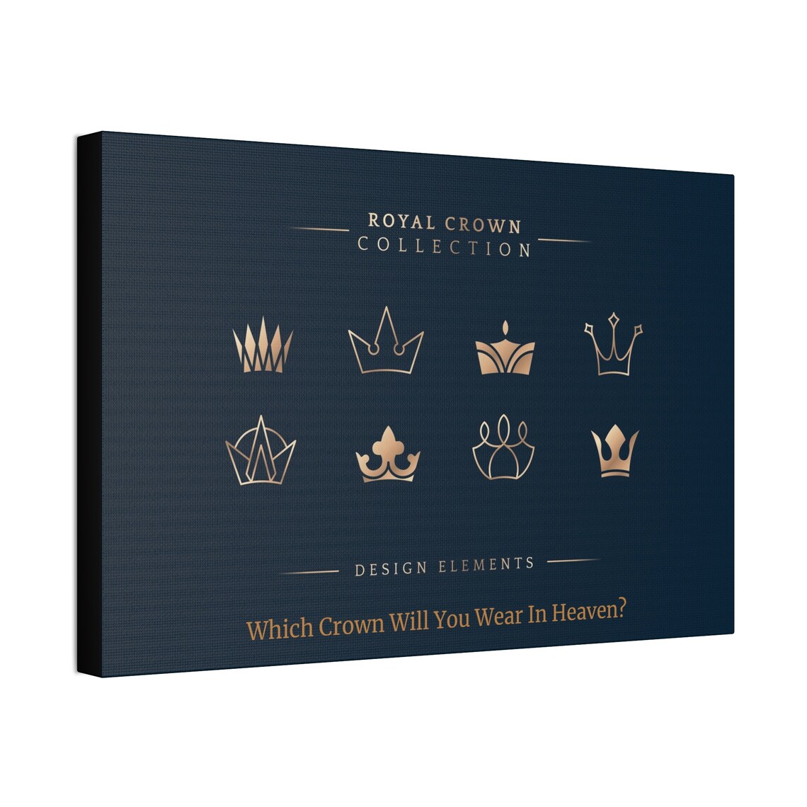 ROYAL CROWN CANVAS - Gallery Canvas Wraps - Crown Element Canvas - Wall ...