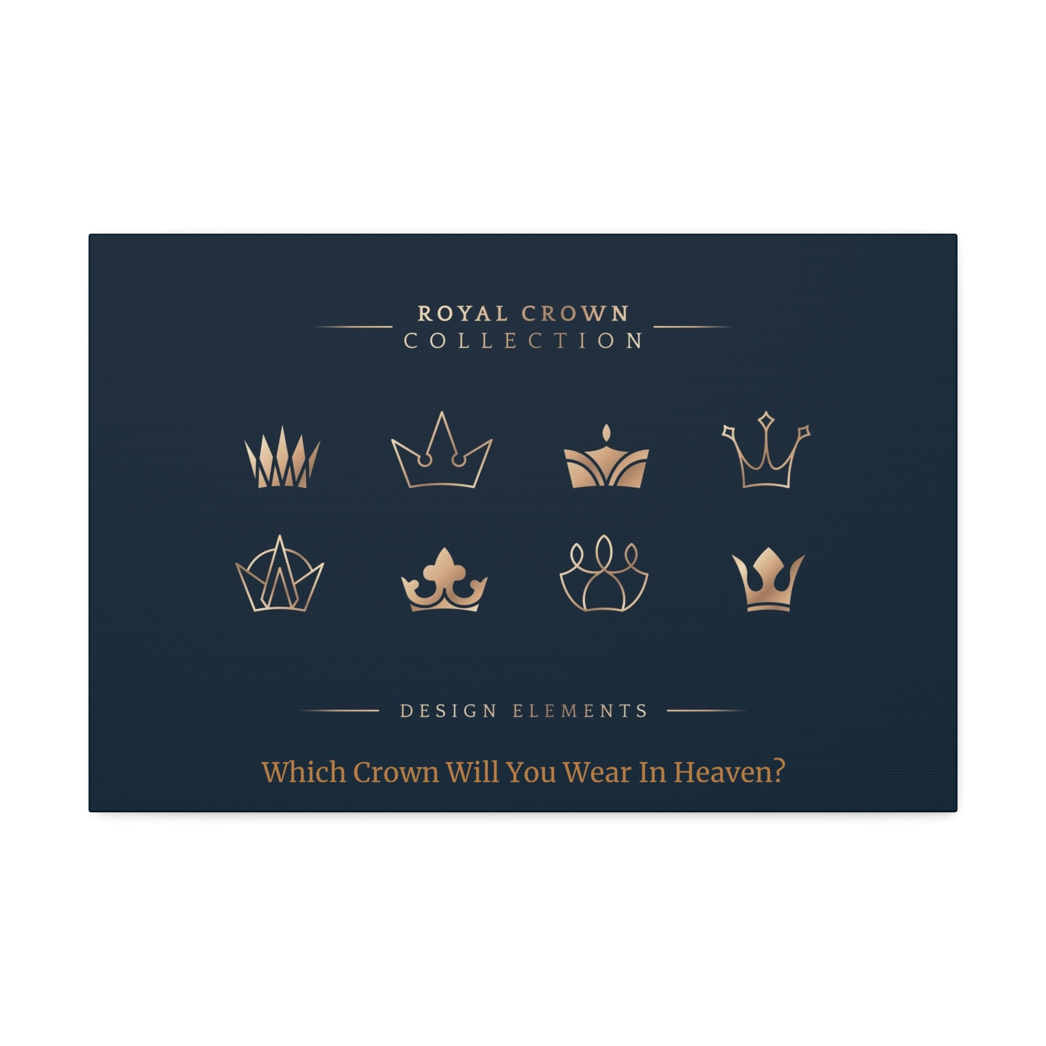 ROYAL CROWN CANVAS - Gallery Canvas Wraps - Crown Element Canvas - Wall ...