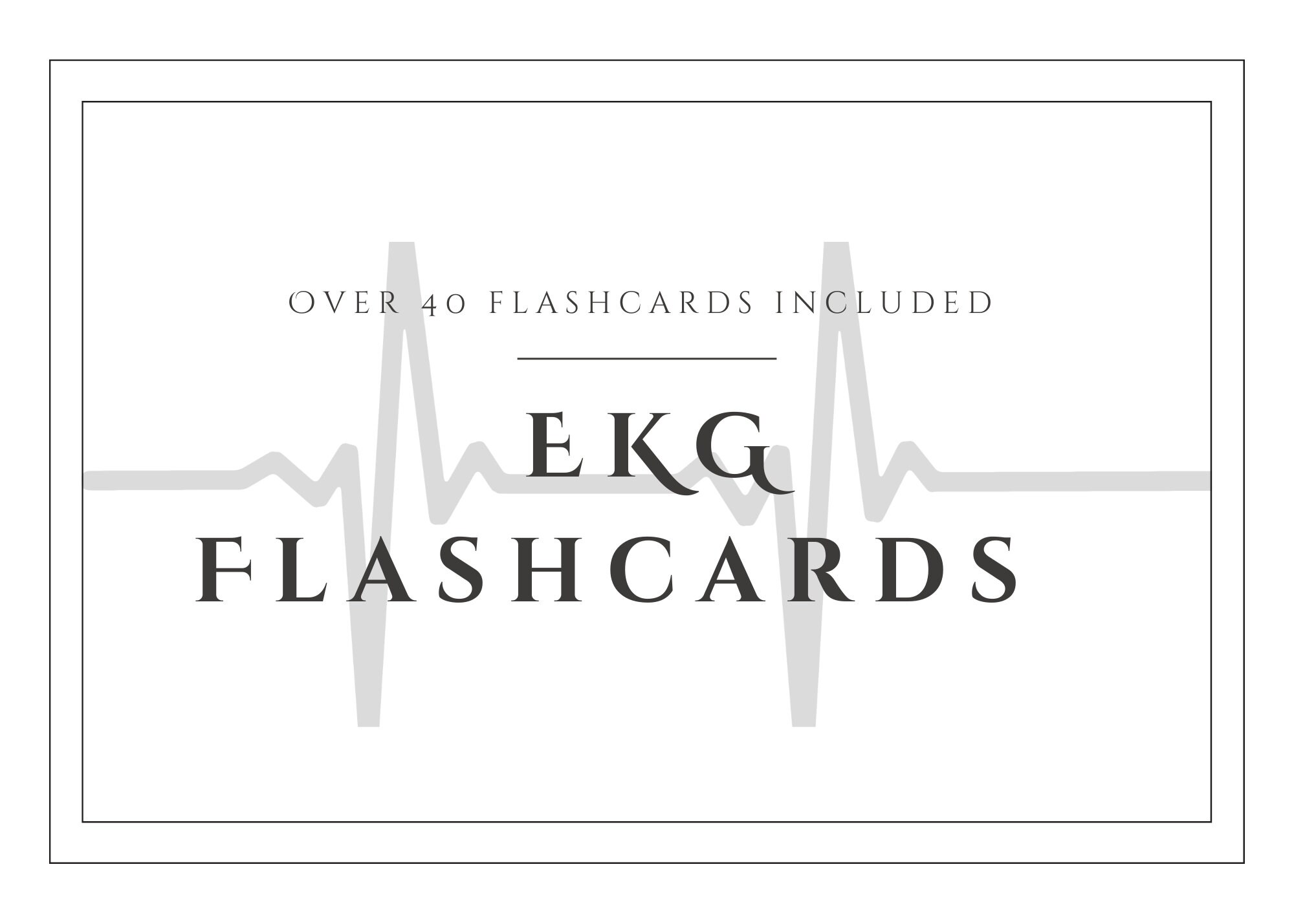 EKG Flashcard Bundle - Etsy