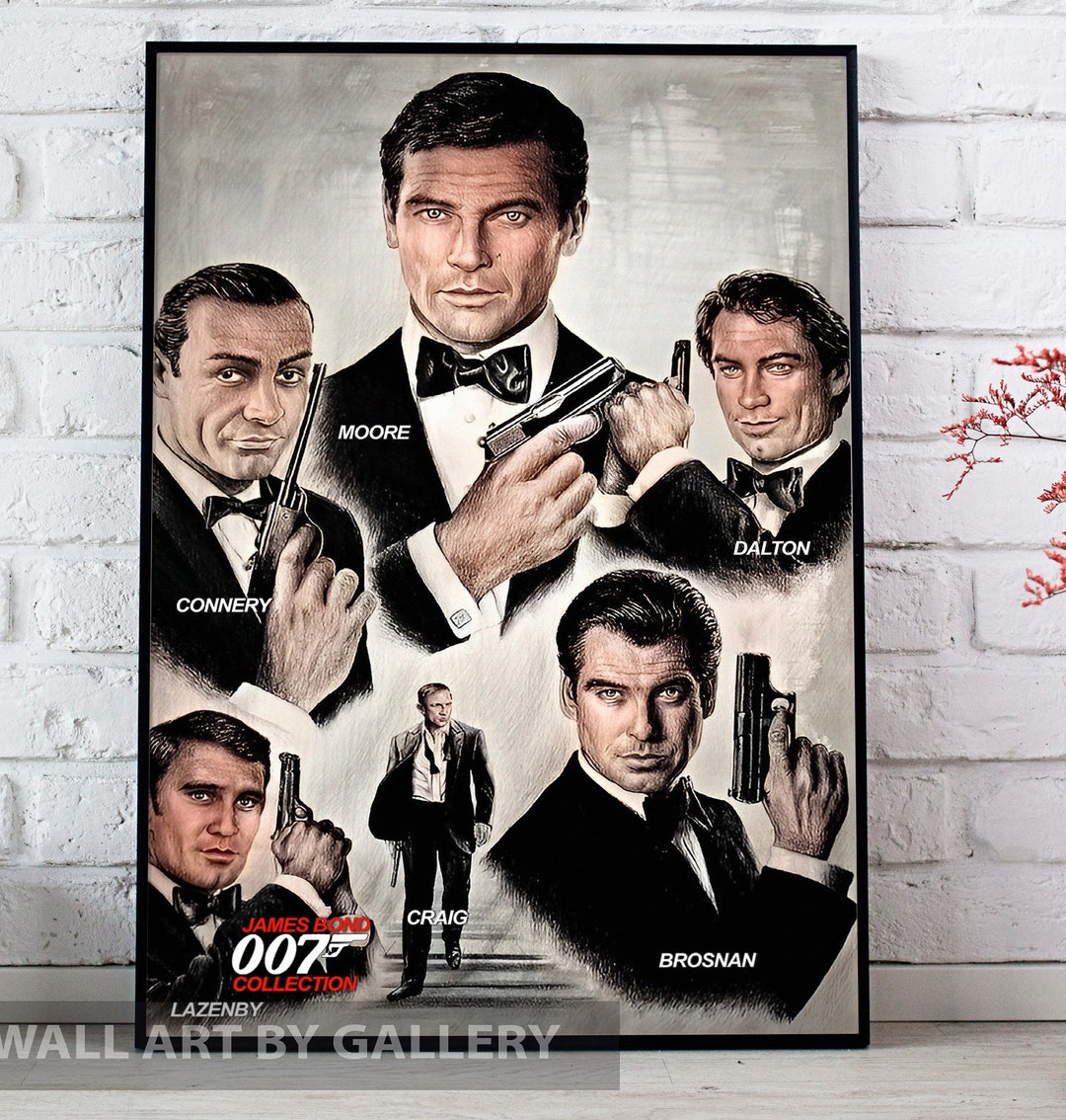 007 Poster Classic Movie Poster Vintage Film Art Iconic Hollywood Decor ...