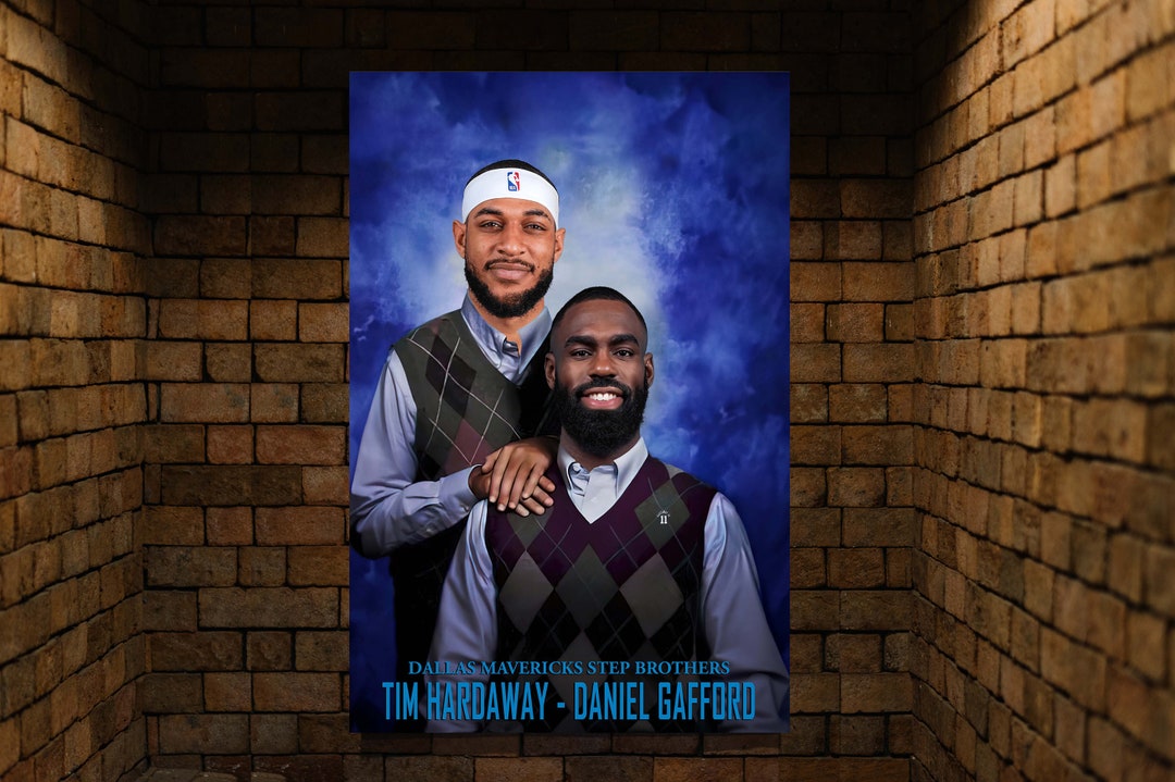 Step Brothers Tim Hardaway Daniel Gafford Vintage 90s Poster Dallas ...