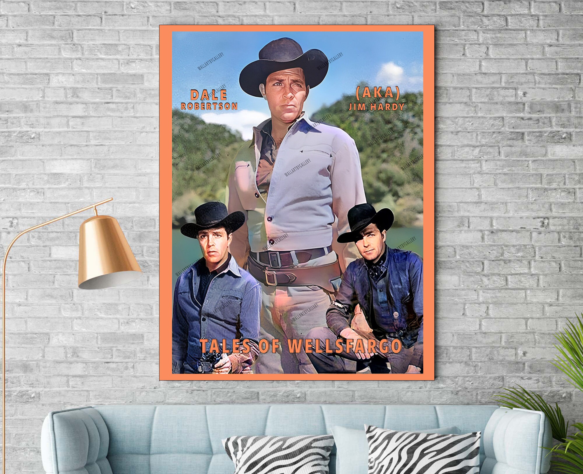 Dale Robertson Poster Jim Hardy Poster Tales From Wells Fargo Western ...