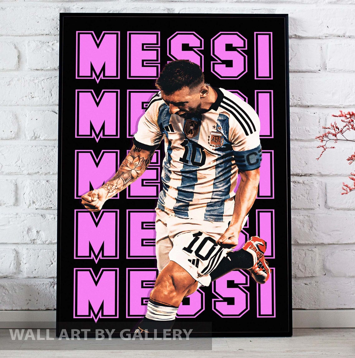 Messi Leo Leonel Messi Vintage Poster 90s Messi Poster Leonel - Etsy