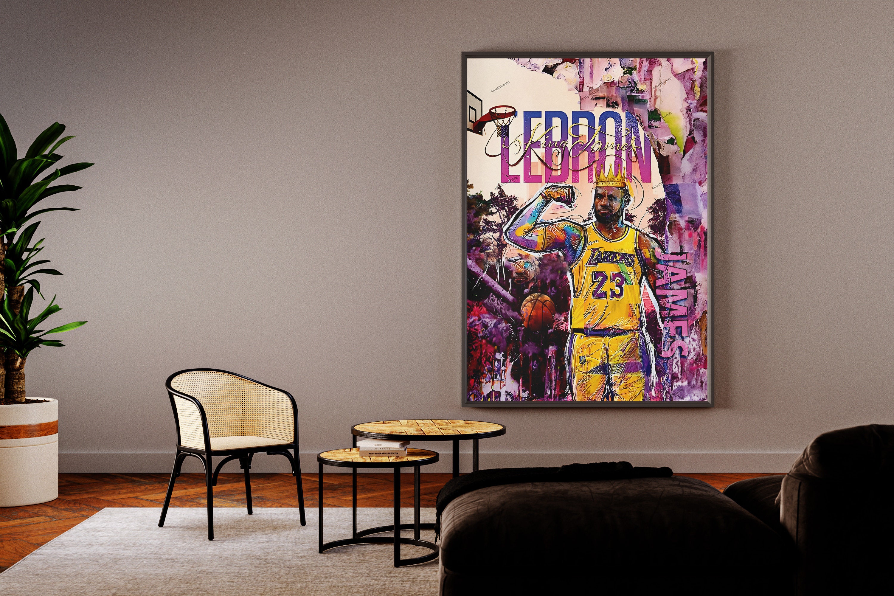 Lebron James Posters Lebron James Print Handmade Furniture and Decor ...