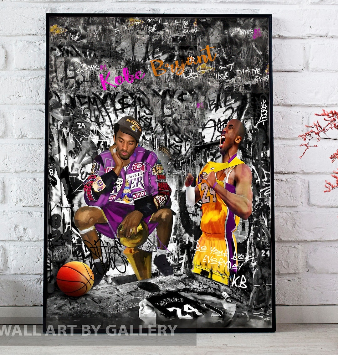 Kobe Bryant Posters Mambacita Handmade Furniture and Decor Kobe Bryant ...
