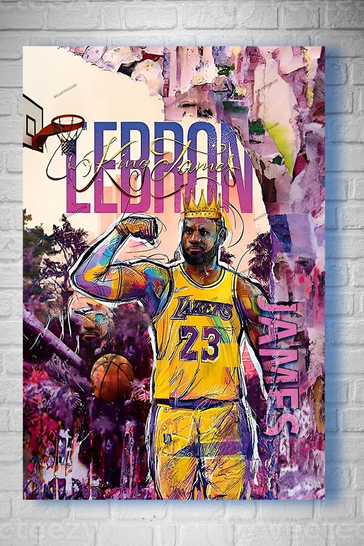 Lebron James Posters Lebron James Print Handmade Furniture and Decor ...