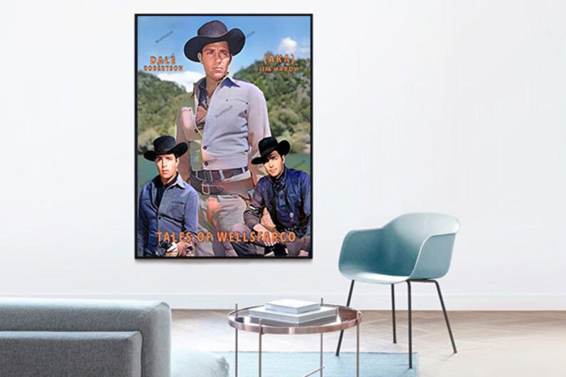 Dale Robertson Poster Jim Hardy Poster Tales From Wells Fargo Western ...