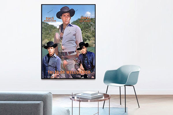 Dale Robertson Poster Jim Hardy Poster Tales From Wells Fargo Western ...