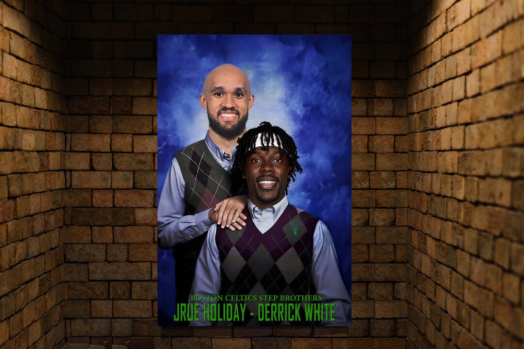Step Brothers Derrick White Jrue Holiday Vintage 90s Poster Handmade ...