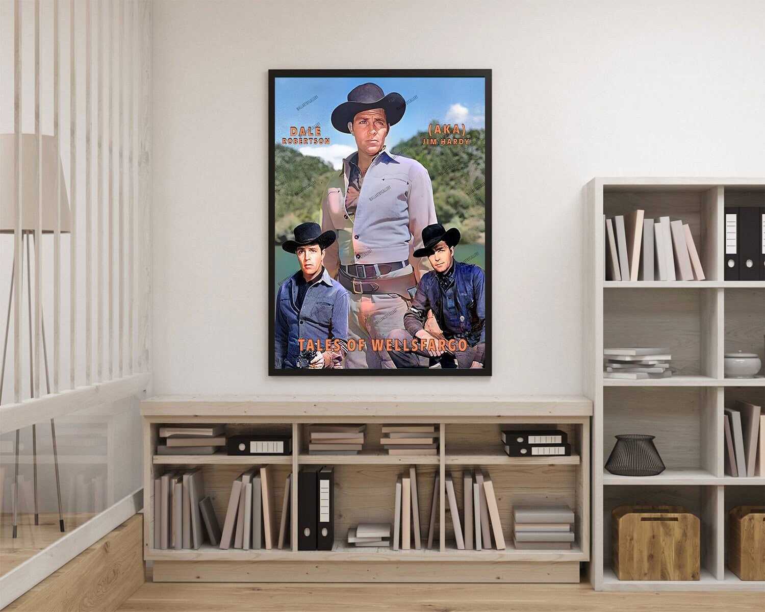 Dale Robertson Poster Jim Hardy Poster Tales From Wells Fargo Western ...