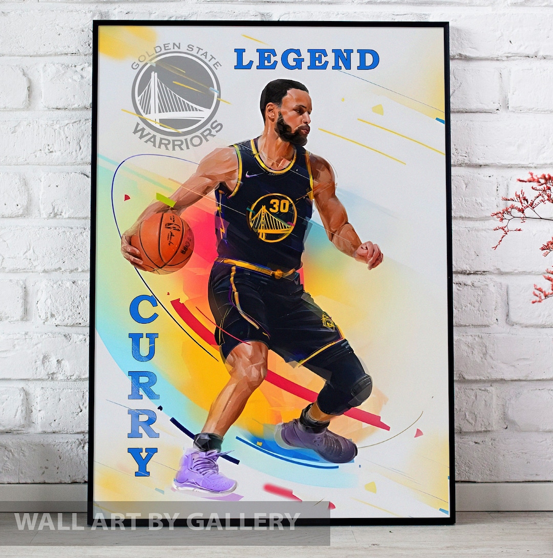 Curry Poster Steph Curry Print Chef Curry Posters Golden State Warriors ...