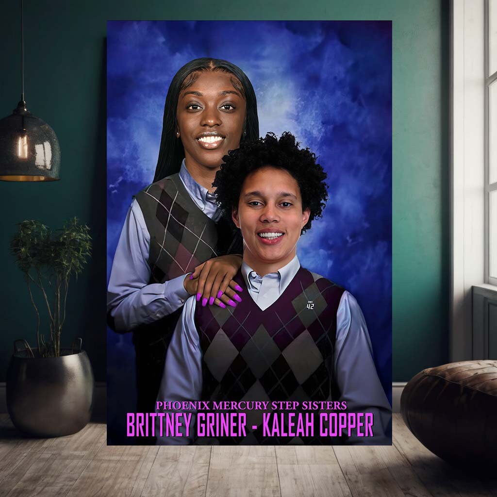 Step Sister Brittney Griner Kaleah Copper Phoenix Mercury Poster ...