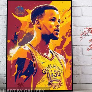Steph Curry Poster Stephen Curry Poster Chef Curry Posters Golden State ...