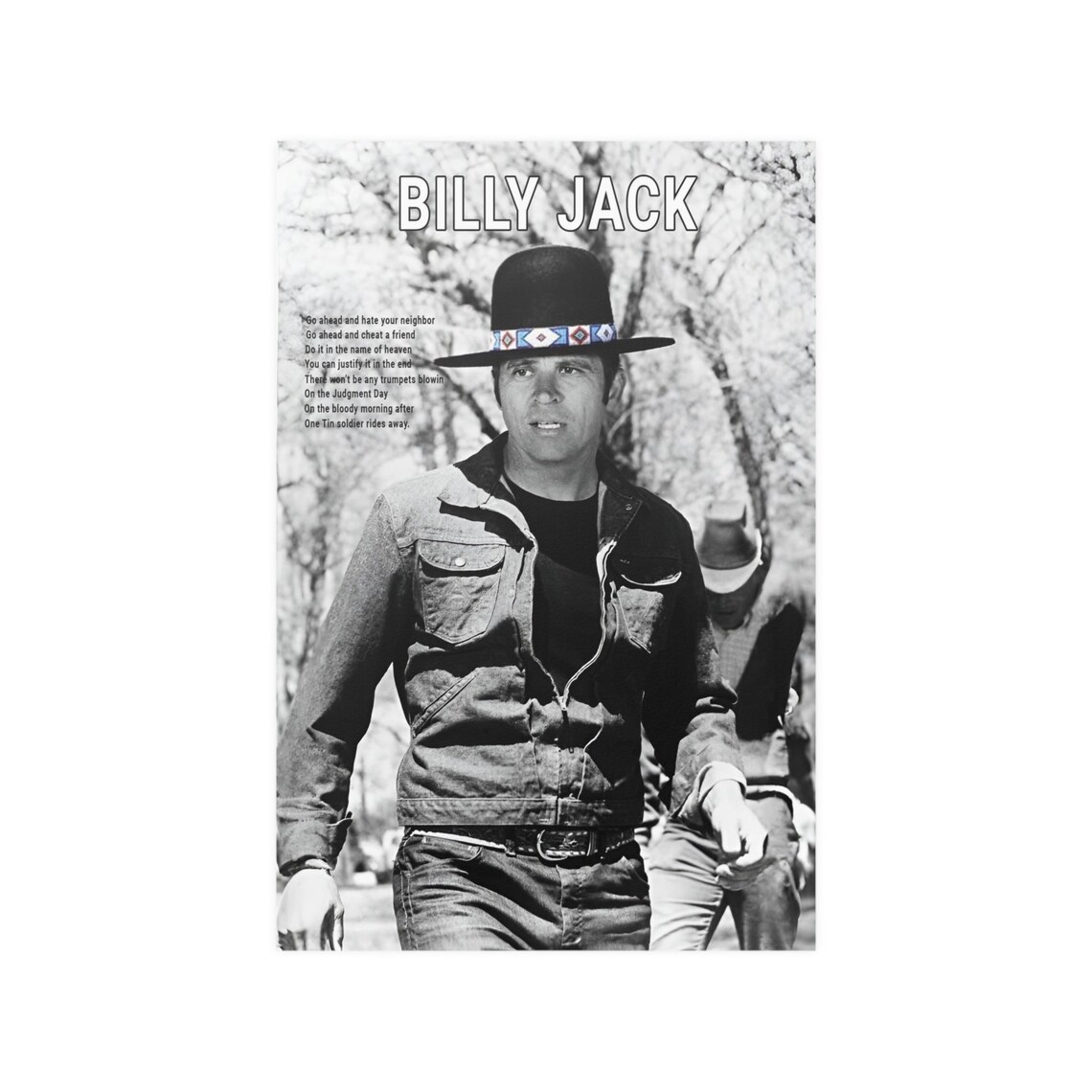 Billy Jack Classic Movies Billy Tom Laughlin Handmade Ode to Billy Jack ...