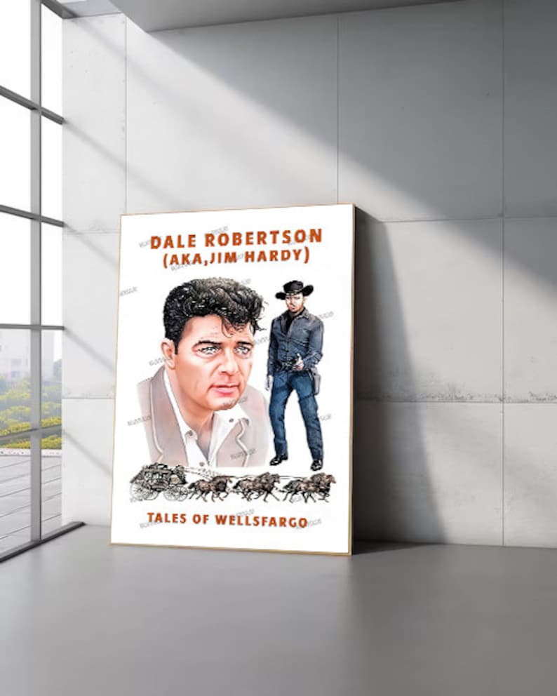 Dale Robertson Posters Jim Hardy Poster Tales From Wells Fargo Western ...